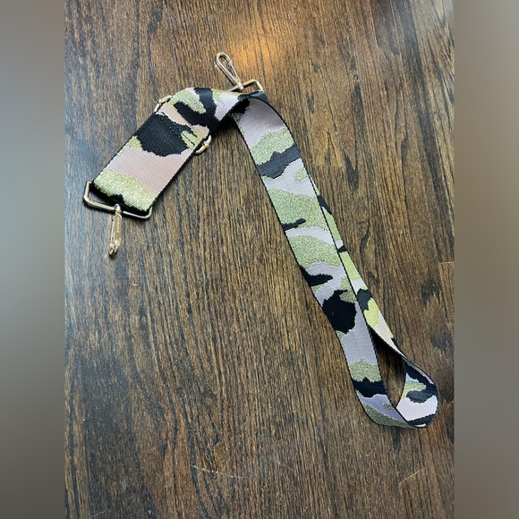 Ah- Dorned | Bags | Ahdorned Interchangable Purse Strap Gold Pink And ...